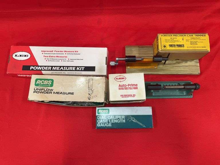 Dial Caliper Case Length Gauge, Powder Measure Kit, Auto-Prime, Case ...