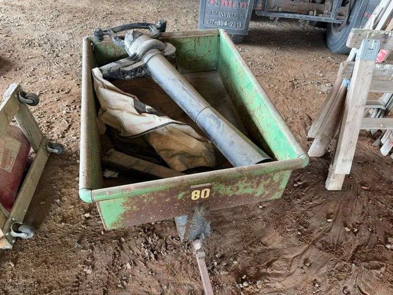 John Deere 2 Wheel Pull Behind Cart, Toro Electric Blower and Vac ...