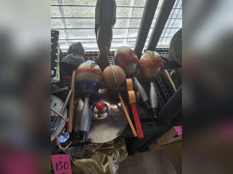 Group of misc. Musical instruments, photo albums, and other - Lindsay ...