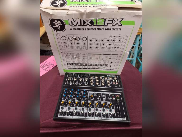 Mix12FX compact mixer with effects (untested, looks New) - Lindsay ...