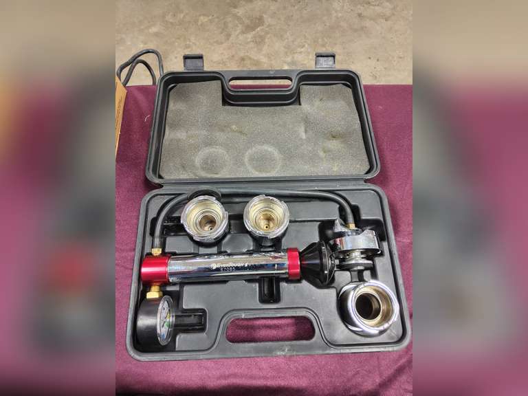 Evertough radiator & cap test kit - Lindsay Auctions LLC
