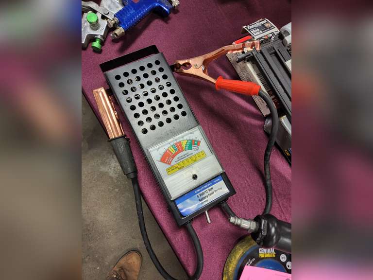 Cen-Tech 6v/12v battery load tester - Lindsay Auctions LLC
