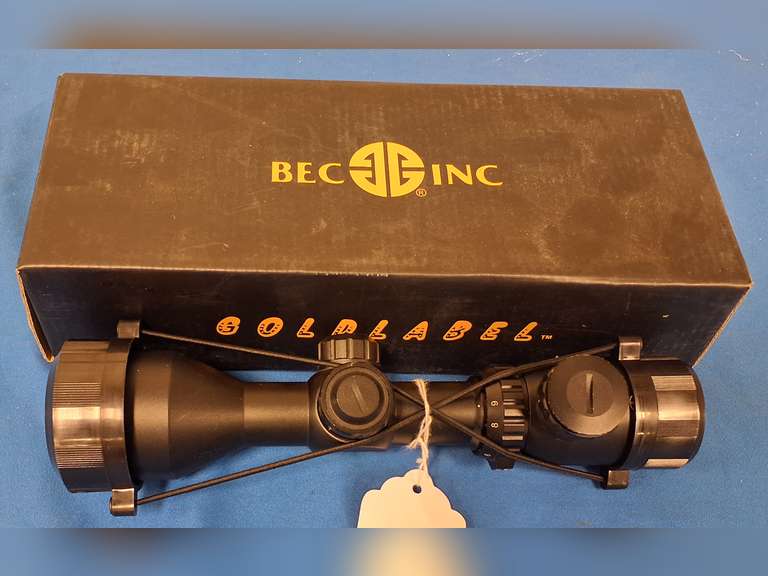 NIB BEC Inc. 3-9x42 BDC lighted AR rifle scope with box - Lindsay ...