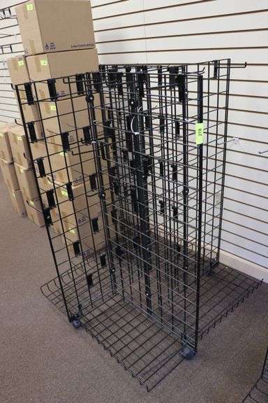 4-WAY BLACK GRID RACK - Lawler Auction Company