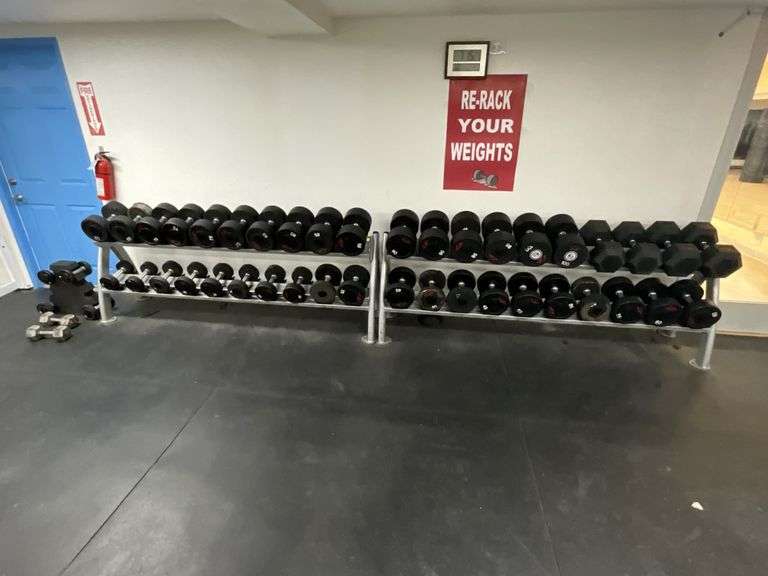 Lifting Weights and 2 stands located in Basement Weight Lifting Room on ...
