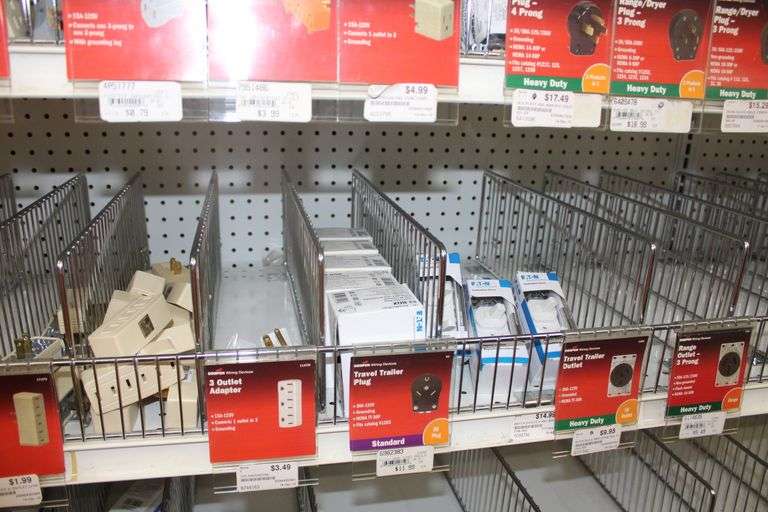 ASSORTED OUTLET ADAPTER- VARIOUS SIZES / BLACK, WHITE, TAN - Lawler ...