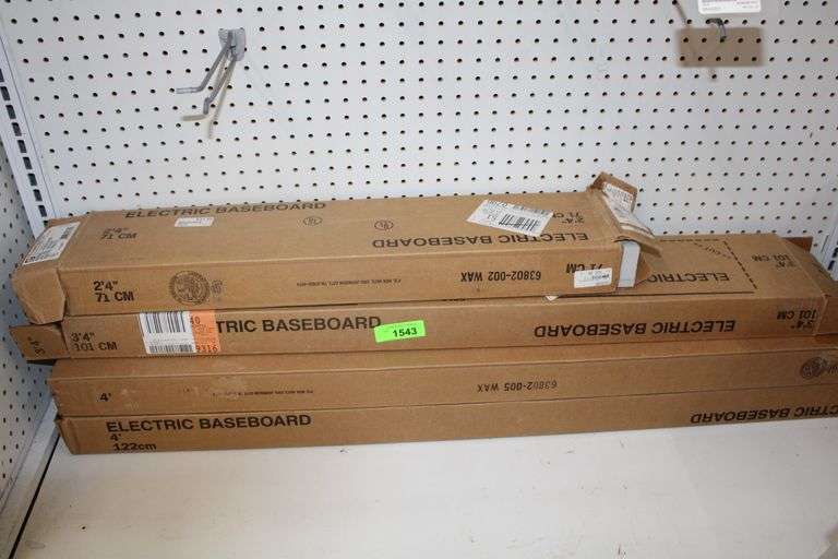 ELECTRIC BASEBOARD VARIOUS SIZES - Lawler Auction Company
