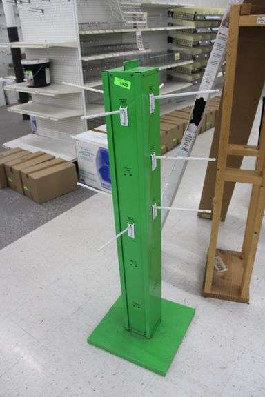 GREEN MERCHANDISING DISPLAY (FORMERLY USED AS FENCING WIRE DISPLAY ...