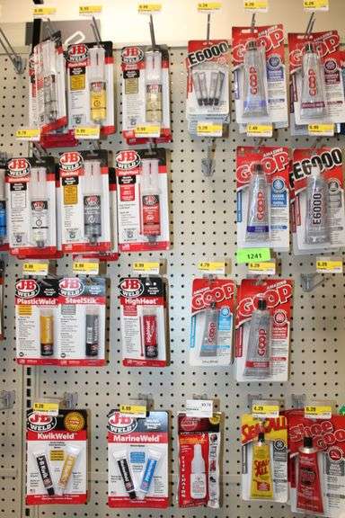 ASSORTED GLUE/ADHESIVE, 83PCS - Lawler Auction Company