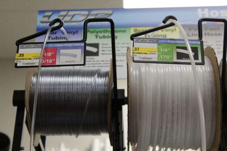 HOSE AND TUBING CENTER CONTENTS AND DISPLAY AS PHOTOGRAPHED - Lawler ...