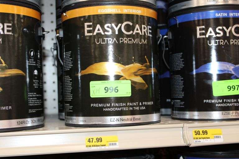 EASY CARE ULTRA PREMIUM EGGSHELL INTERIOR EZ-N NEUTRAL BASE - Lawler Auction Company