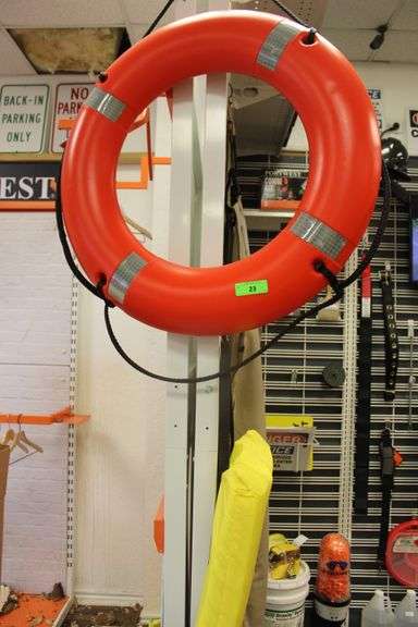 LARGE SAFTEY WATER RING AND SEAT FLOATATION - Lawler Auction Company