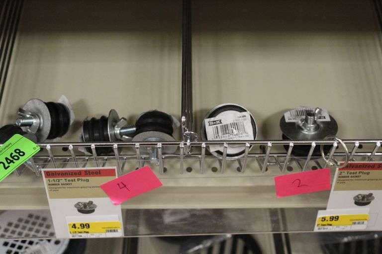1 1/2 TEST PLUG/ 2" TEST PLUG/ 4" TEST PLUG - Lawler Auction Company