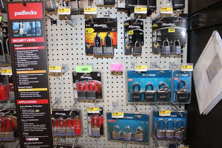 ASSORTED PAD LOCKS - Lawler Auction Company