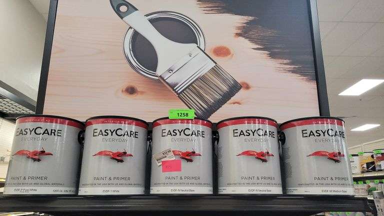 EASY CARE INTERIOR FLAT PRIMER, 15PCS - Lawler Auction Company