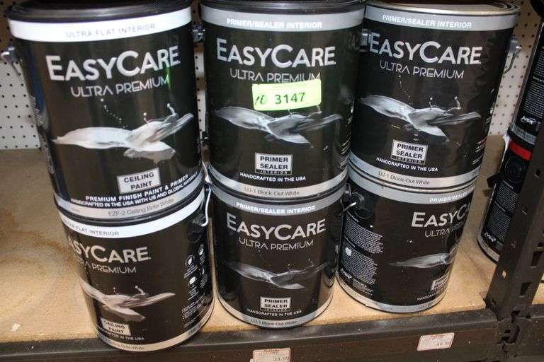 EASY CARE INTERIOR PRIMER - gal CANS - Lawler Auction Company