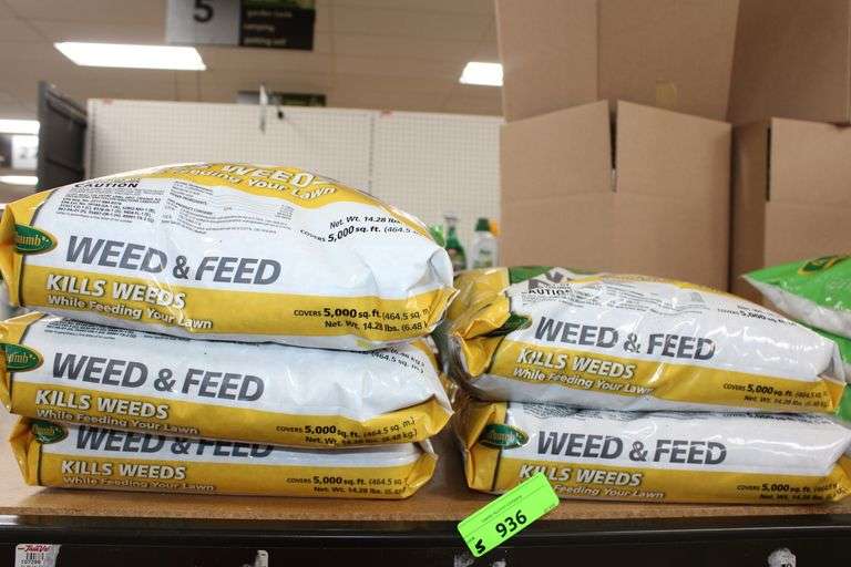 WEED/FEED 14.28LB BAG - Lawler Auction Company