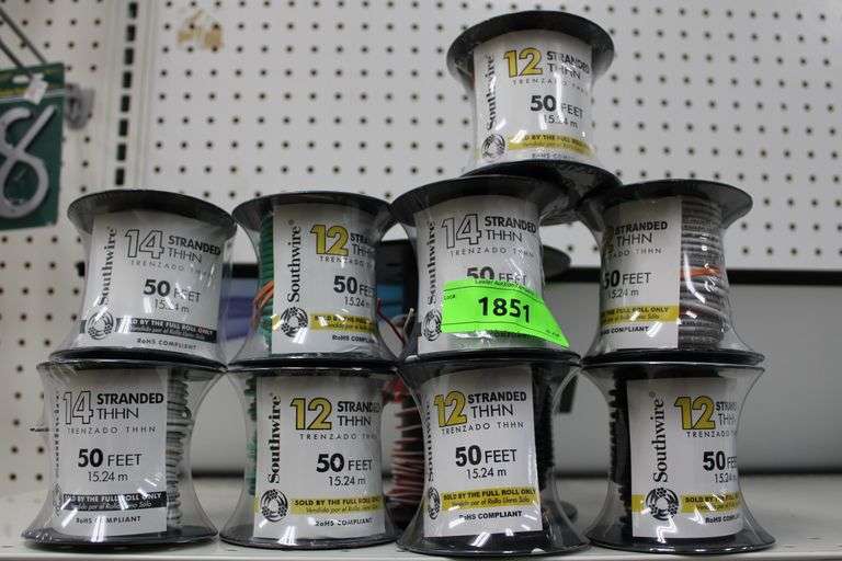 12 AND 14 STRANDED THIN WIRE - Lawler Auction Company