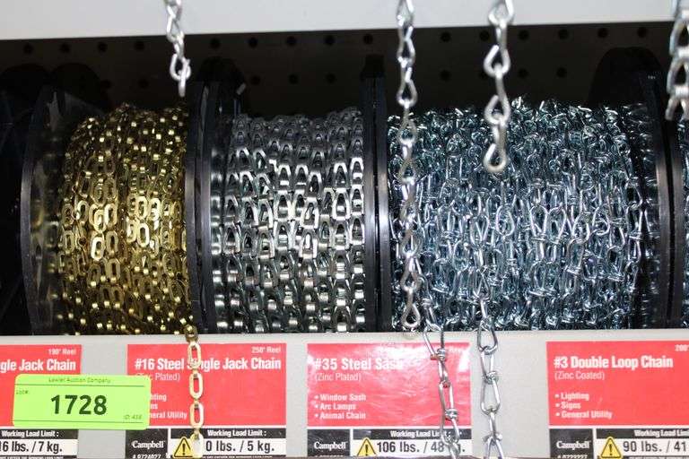 DECORATOR, PLUMBERS, JACK, SOSH, MACHINE CHAINS - Lawler Auction Company