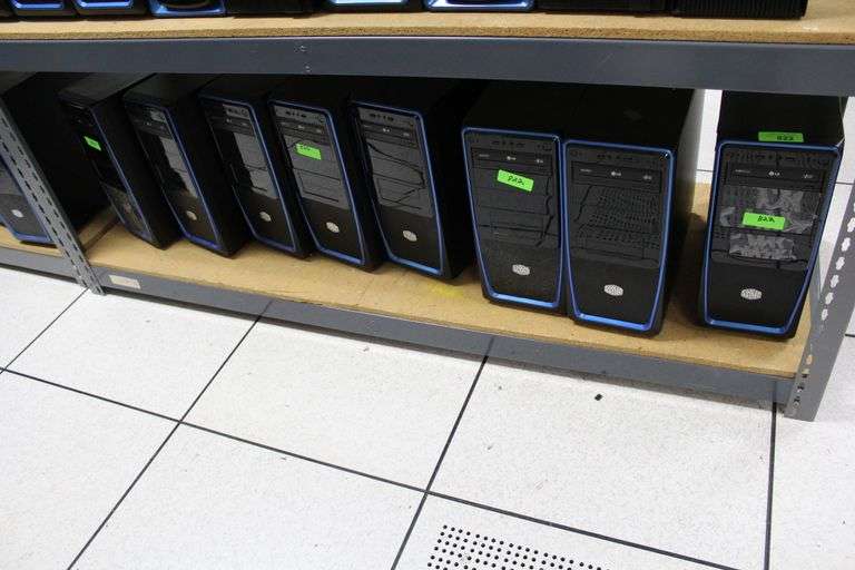 (8) COOLER MASTER DESKTOP COMPUTERS - Lawler Auction Company