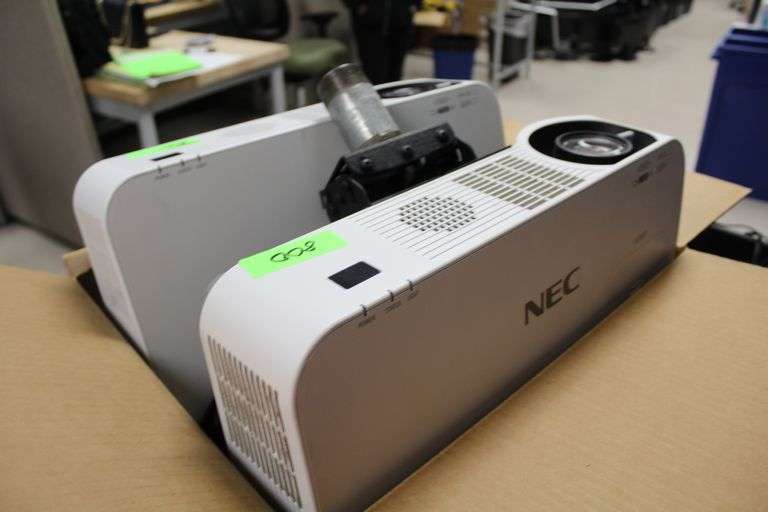 (2) NEC OVERHEAD PROJECTORS - Lawler Auction Company