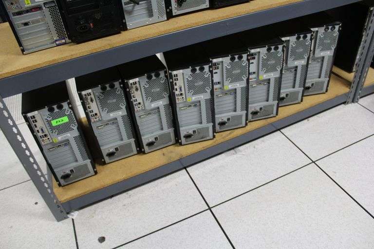 (8) COOLER MASTER DESKTOP COMPUTERS - Lawler Auction Company