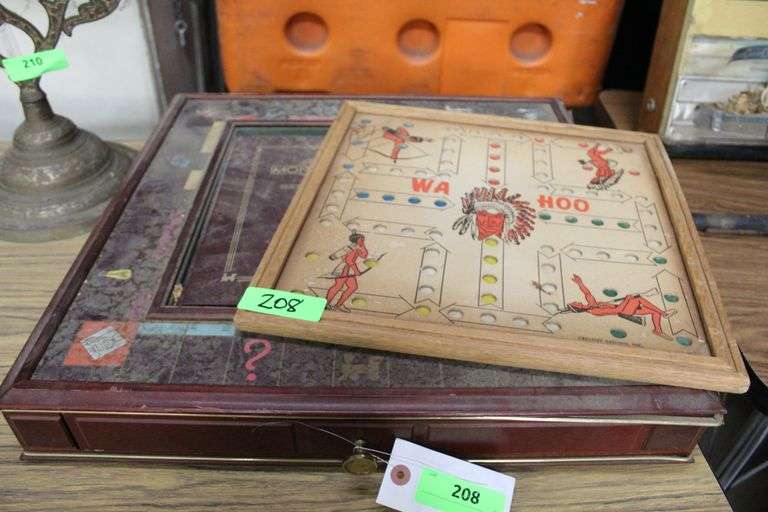 MONOPOLY COLLECTORS EDITION AND WAHOO BOARD - Lawler Auction Company