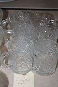 LOT OF ASSORTED DIAMOND POINT INDIANA GLASSWARE - Lawler Auction Company