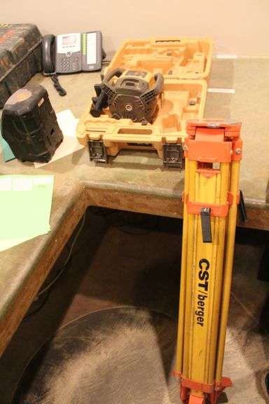 TOPCON RLHSA TRANSIT & TRIPOD - Lawler Auction Company
