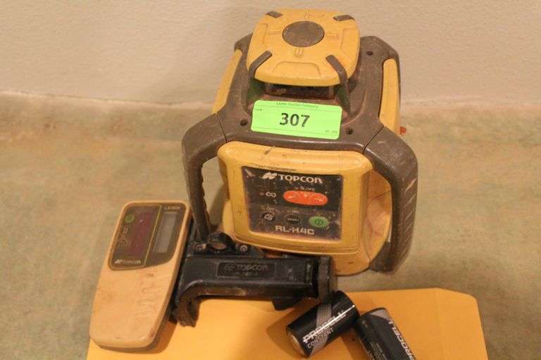 TOPCON RLH4C TRANSIT & TRIPOD - Lawler Auction Company