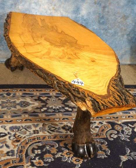 Cool Cape Buffalo Foot Coffee Table - Leap Auctions, LLC