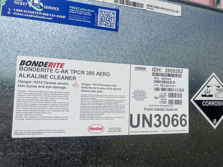 Bonderite C-AK TPCR 395 Aero Alkaline Cleaner Caldwell, Tx - Leap ...