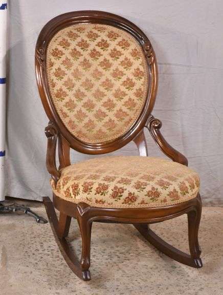 Carved Victorian style rocking chair; 13849-006 - R.H. Lee & Co ...