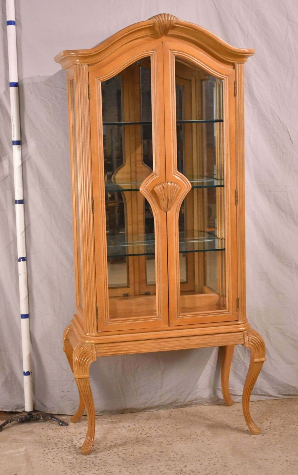 Tall narrow curio cabinet store