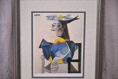 Limited edition framed giclee print "Woman with Fish Hat" by Pablo ...