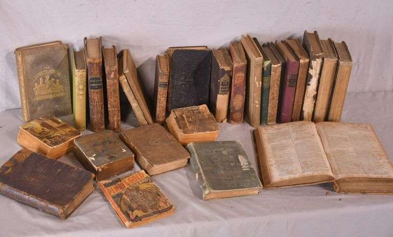 Group of books from the 1800s and early 1900s; 16264-035 - R.H. Lee ...