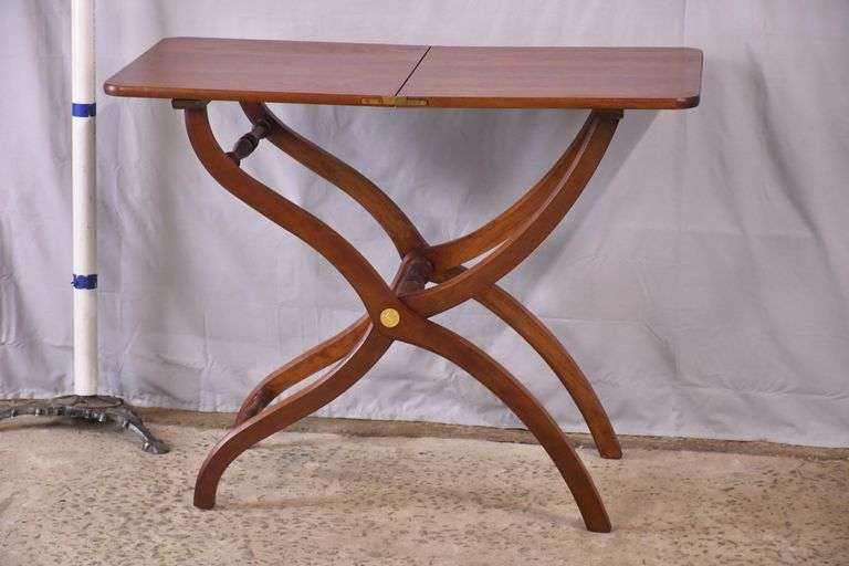 The Bartley Collection Ltd. cherry folding side table; 396-1205 - R.H ...