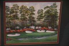 3 signed prints of "Amen Corner" in 1 frame by Charles Beck; 90-550 - R ...
