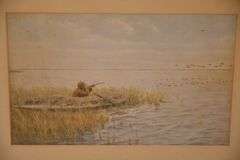 Group of 3 framed waterfowl hunting prints by A. B. Frost; 835-116+ - R ...