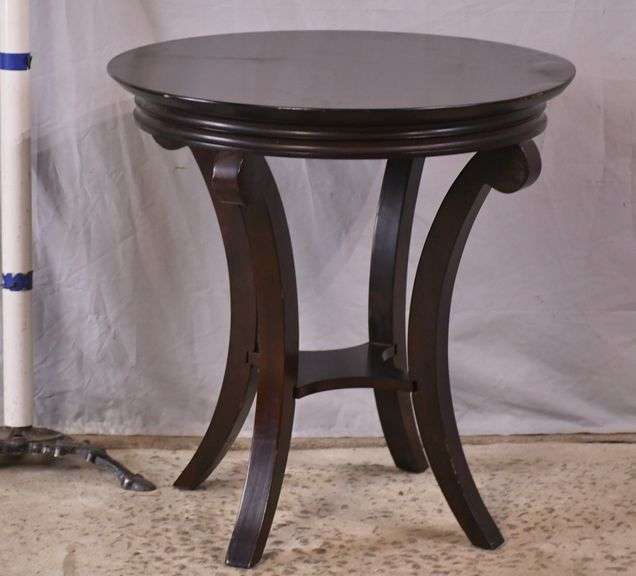 Bombay Co. round side table; 55-11279 - R.H. Lee & Co. Auctioneers