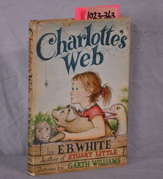 1952 edition "Charlotte's Web" by E. B. White; 1023-363 - R.H. Lee & Co ...