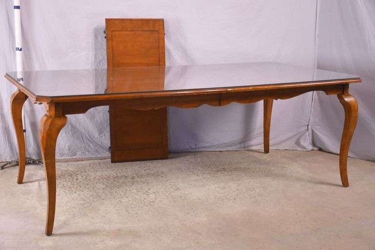 Ballard Designs "Avignon" inlaid birch Country French style dining ...