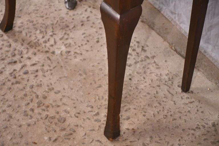 Skandia Furniture Co. narrow walnut secretary with fall front desk door ...