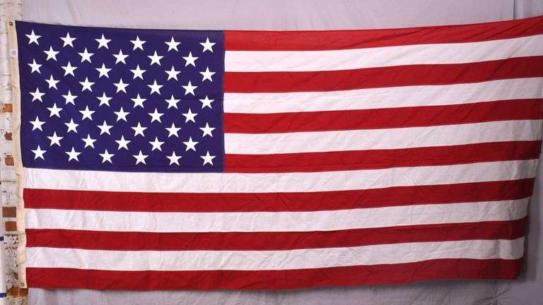 North Bay Industries American flag with embroidered stars; 1023-283 - R ...