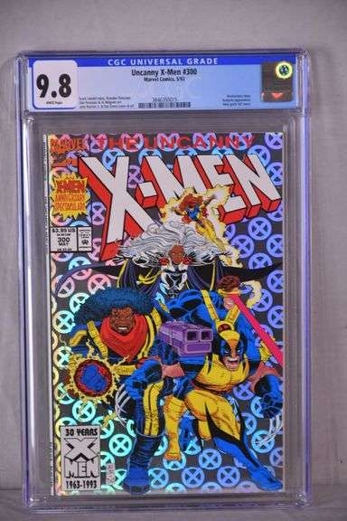 May 1993 The Uncanny X-Men #300 Anniversary Issue comic book with holo ...