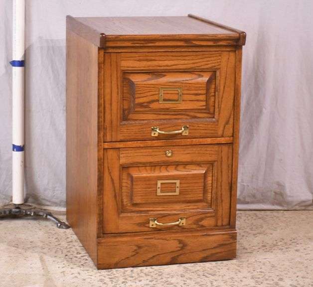 Winners Only Inc. oak 2 drawer file cabinet; 68-6904 - R.H. Lee & Co ...