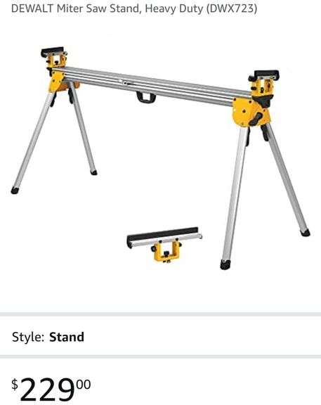 DEWALT Miter Saw Stand, Heavy Duty - Lexington Online Auction