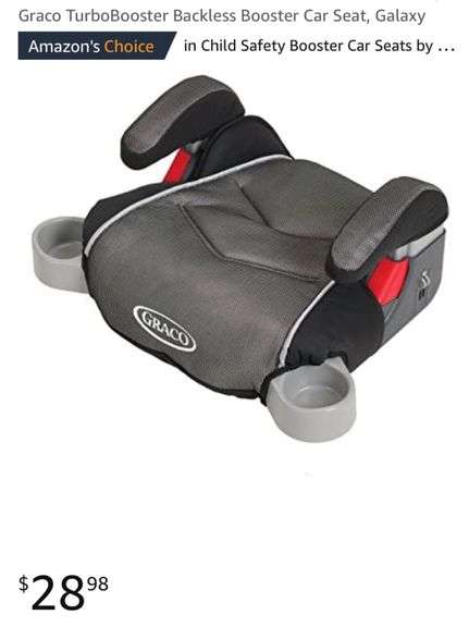 Graco Turbo Booster Backless Car Seat - Lexington Online Auction