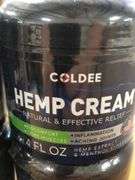 (4) Coldee Hemp Cream Natural & Effective Relief 4fl Oz - Lexington ...