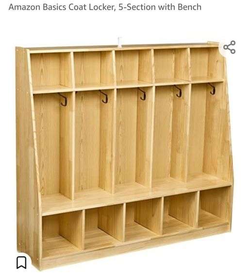 Amazon Basics 5 Section Coat Locker - Lexington Online Auction